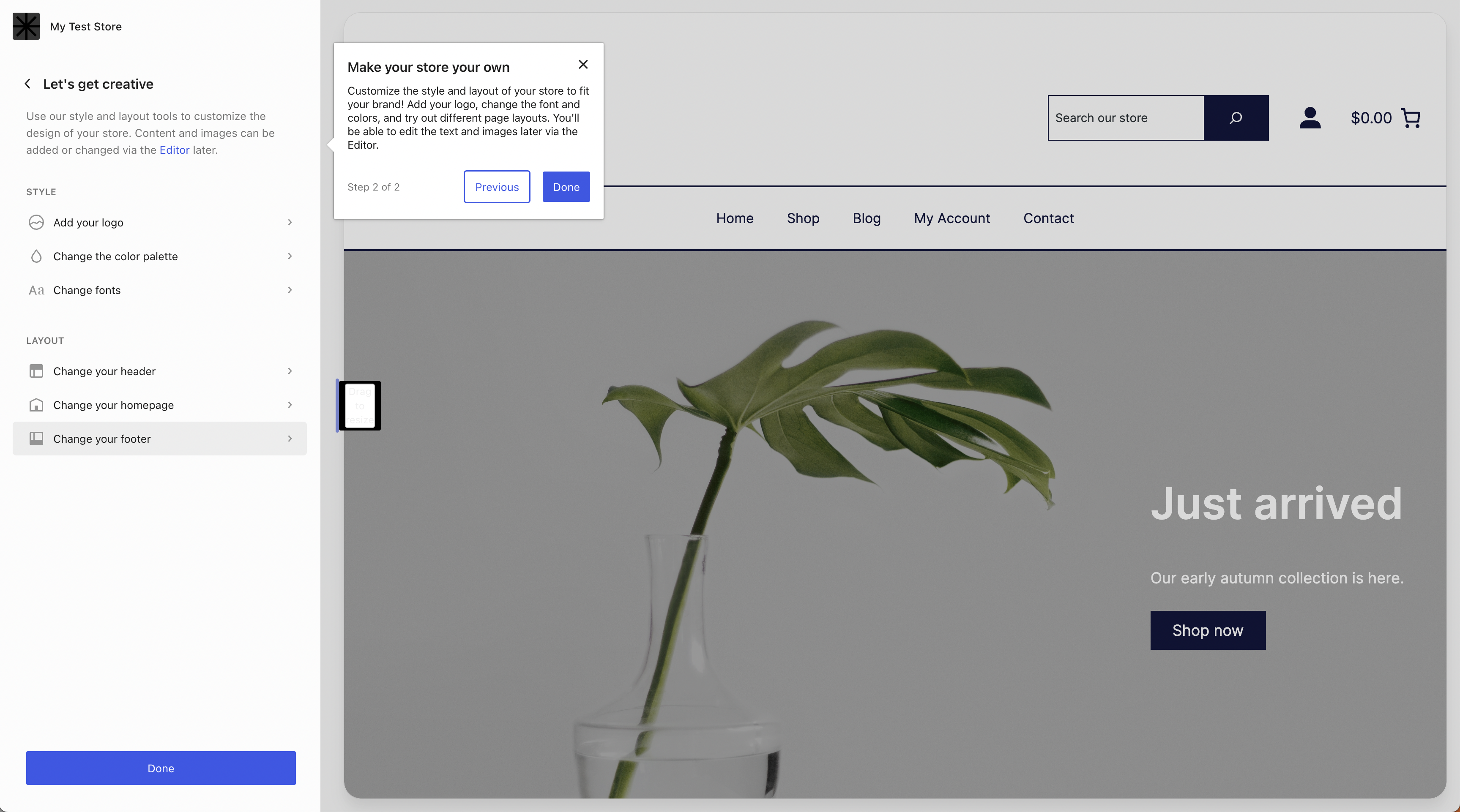 [CYS] Onboarding tour - Label · Issue #41023 · woocommerce/woocommerce · GitHub