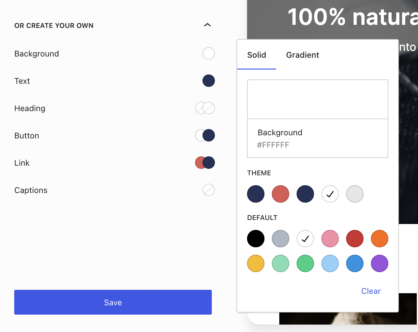 [CYS] Remove the Theme section from Change the color palette > Create your own · Issue #41018 ...