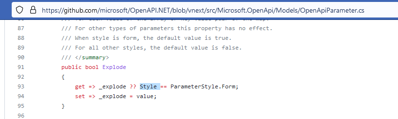 Property getter that changes model data is not the best way (imho ...