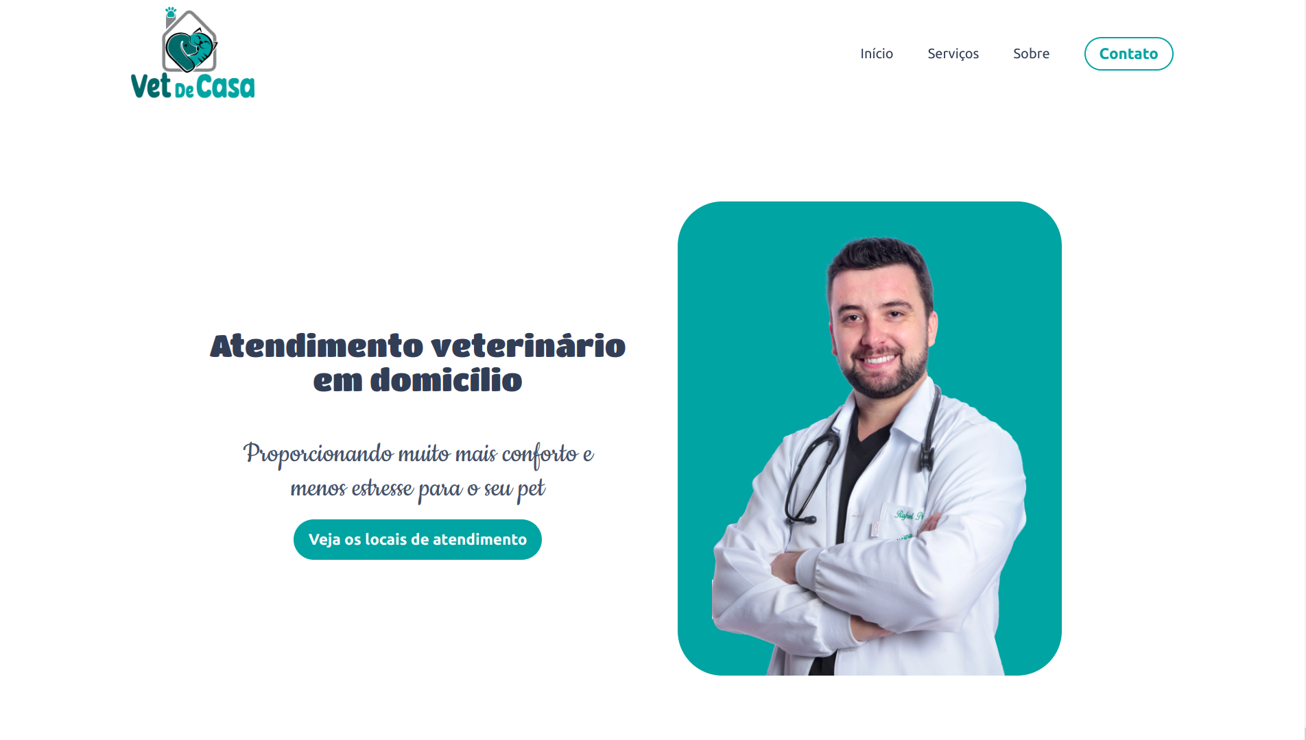 GitHub - larissaperinoto/vet-de-casa-landingpage