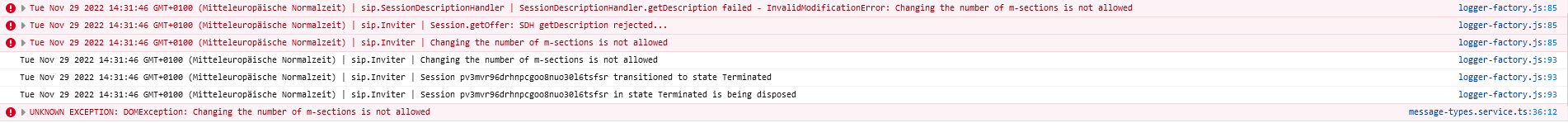 Firefox 107.0 can not handle stripVideo SDP-Modifier correctly · Issue #1018 · onsip/SIP.js · GitHub