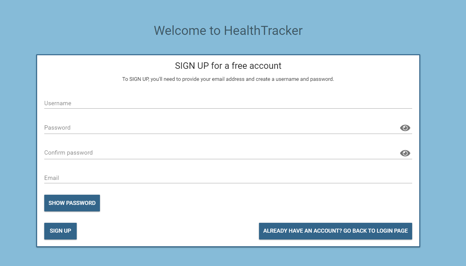 GitHub - bhoomildayani182/HealthTracker