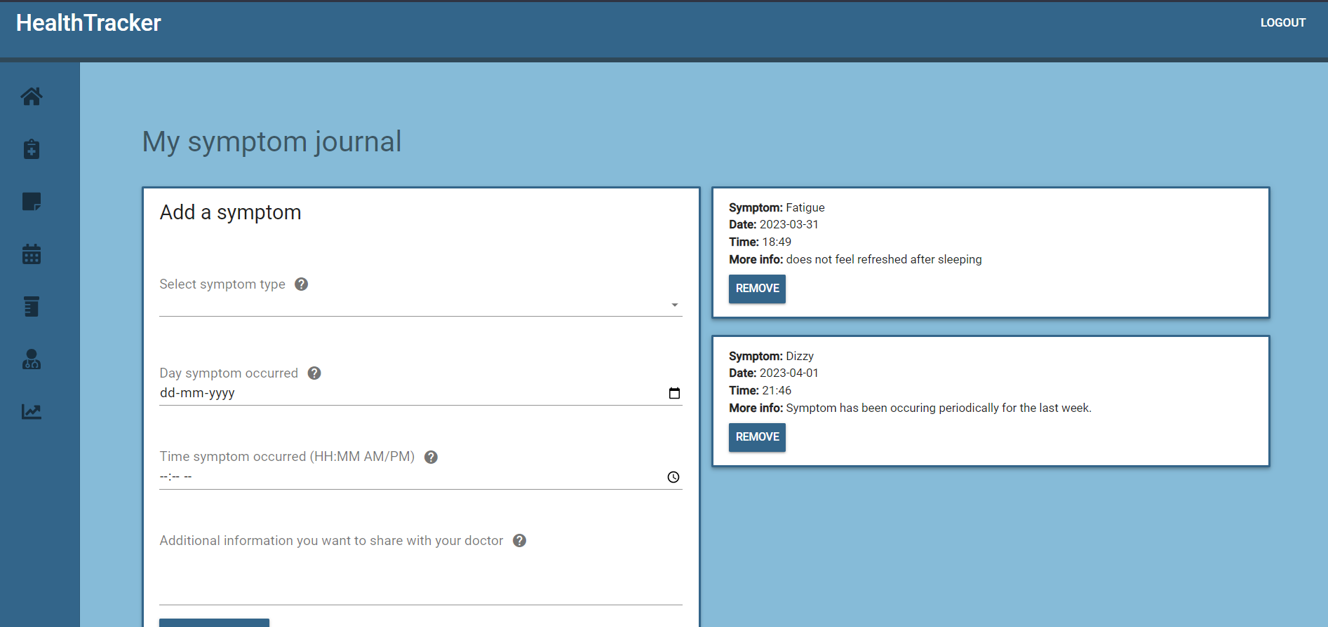 GitHub - bhoomildayani182/HealthTracker