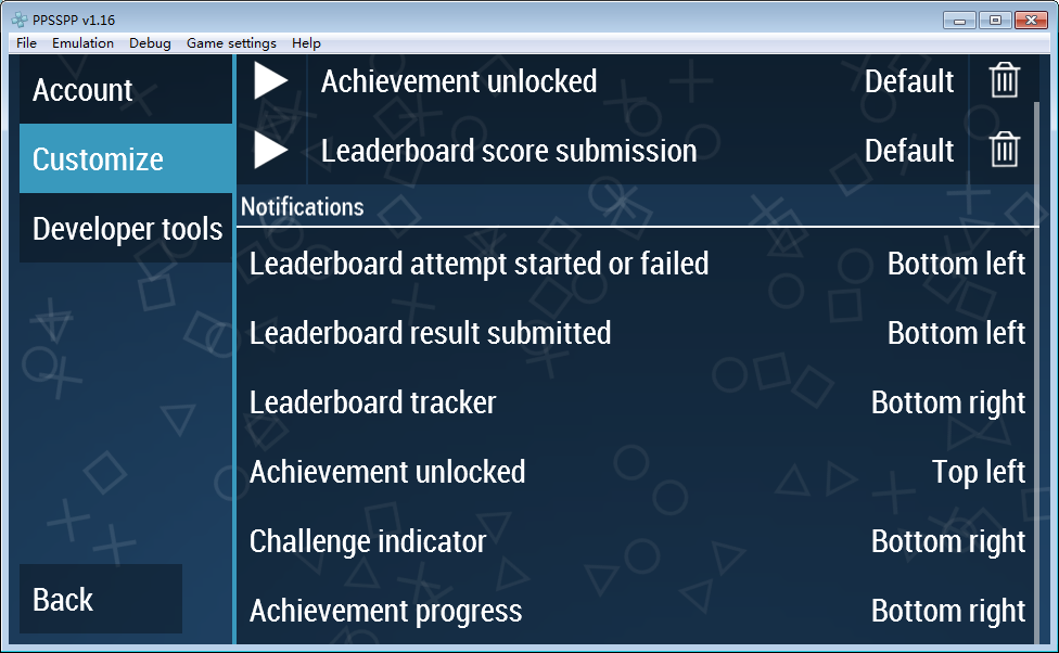 RetroAchievements: Remaining features to implement · Issue #17631 · hrydgard/ppsspp · GitHub