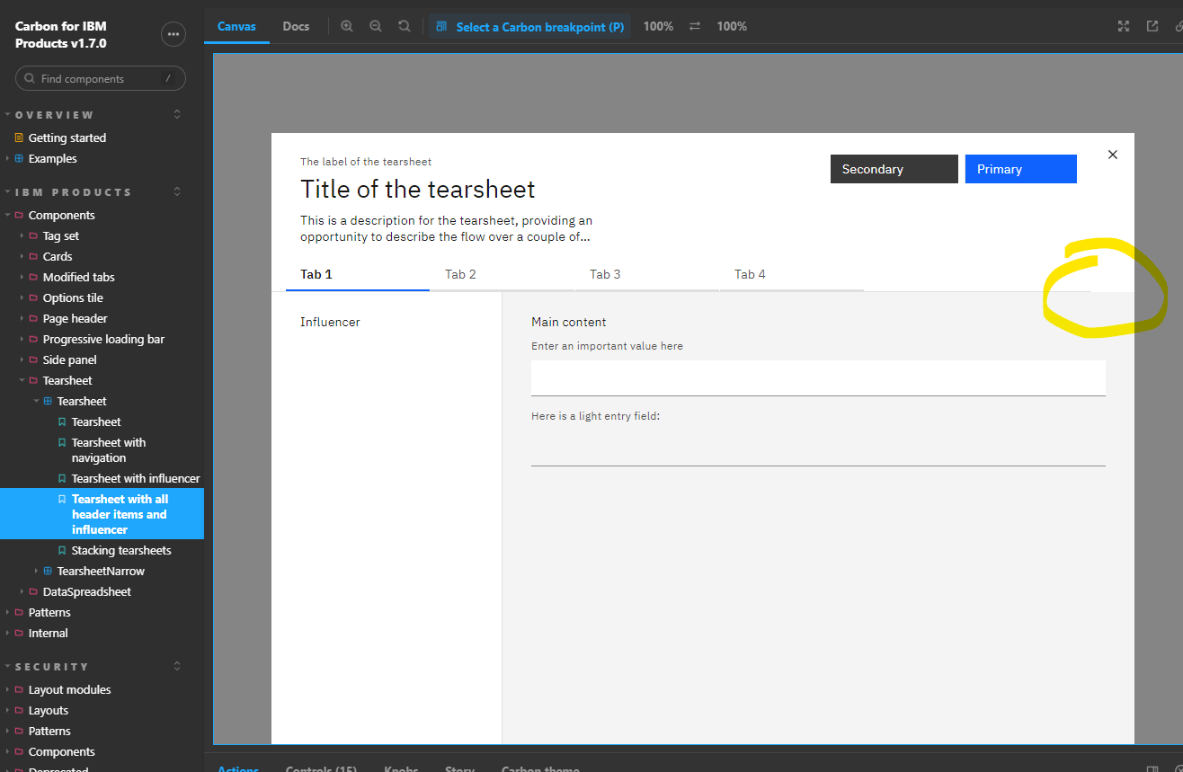 Tearsheet heading border being cut by margin-right · Issue #1682 · carbon-design-system/ibm ...
