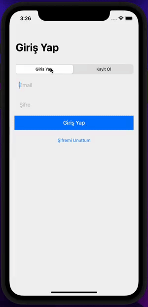 GitHub - orkuntoptas/Welcome-and-Sign-Page: Login And SignUp Screens SwiftUI