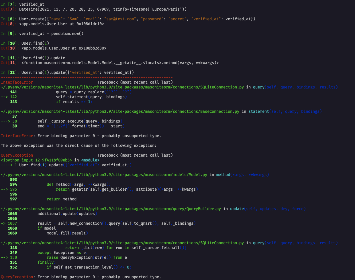 Creating Or Updating Records With Pendulum Instance Does Not Work · Issue 513
