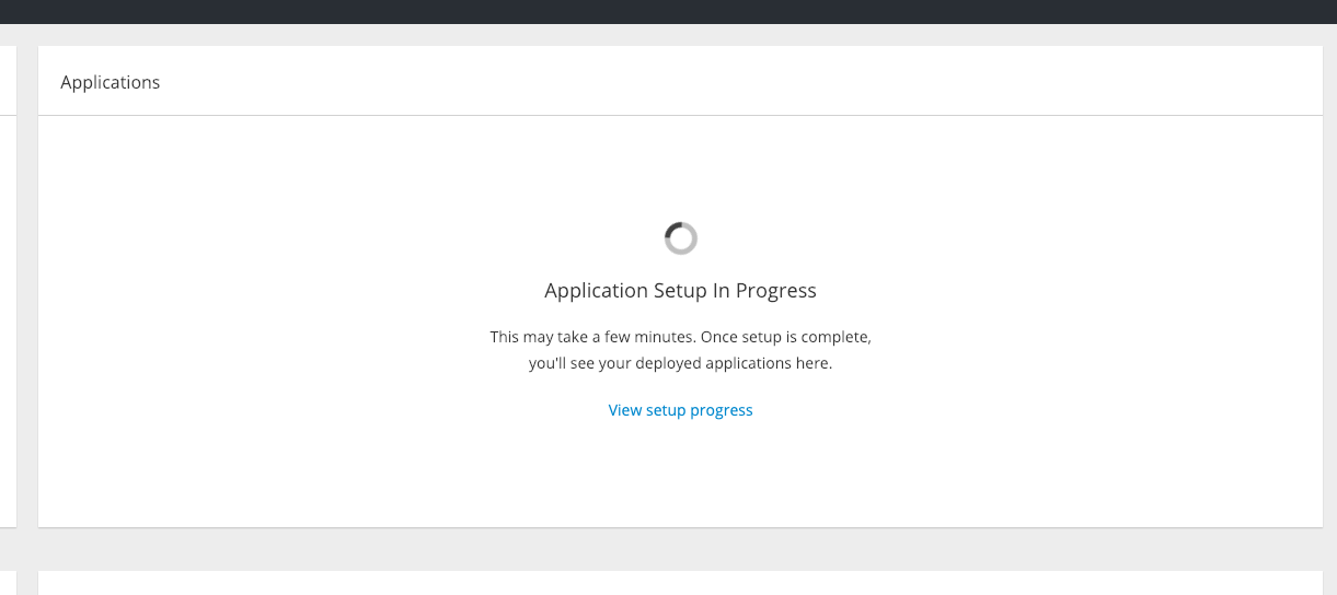 [Experimental] Stuck in Application Setup in Progress · Issue #4687 · openshiftio/openshift.io ...