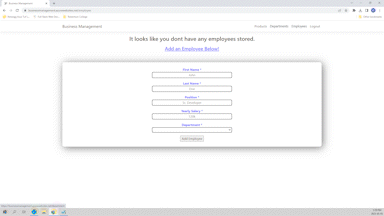 GitHub - Kpaisley/Business-Management: A full stack application that allows a user to create an ...