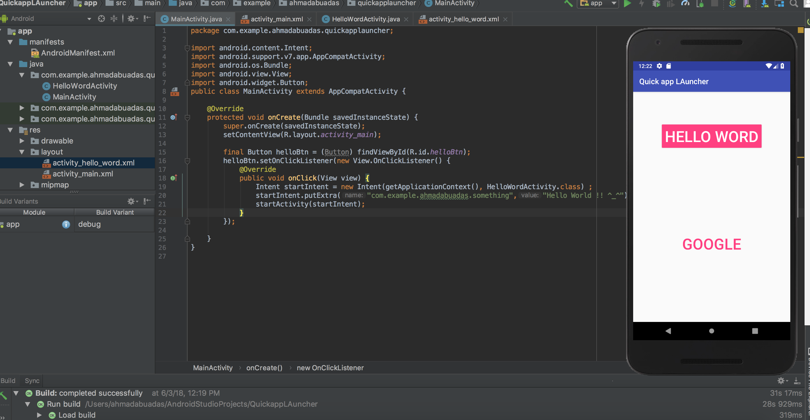 GitHub - ahmadabuadas/QuickappLAuncher