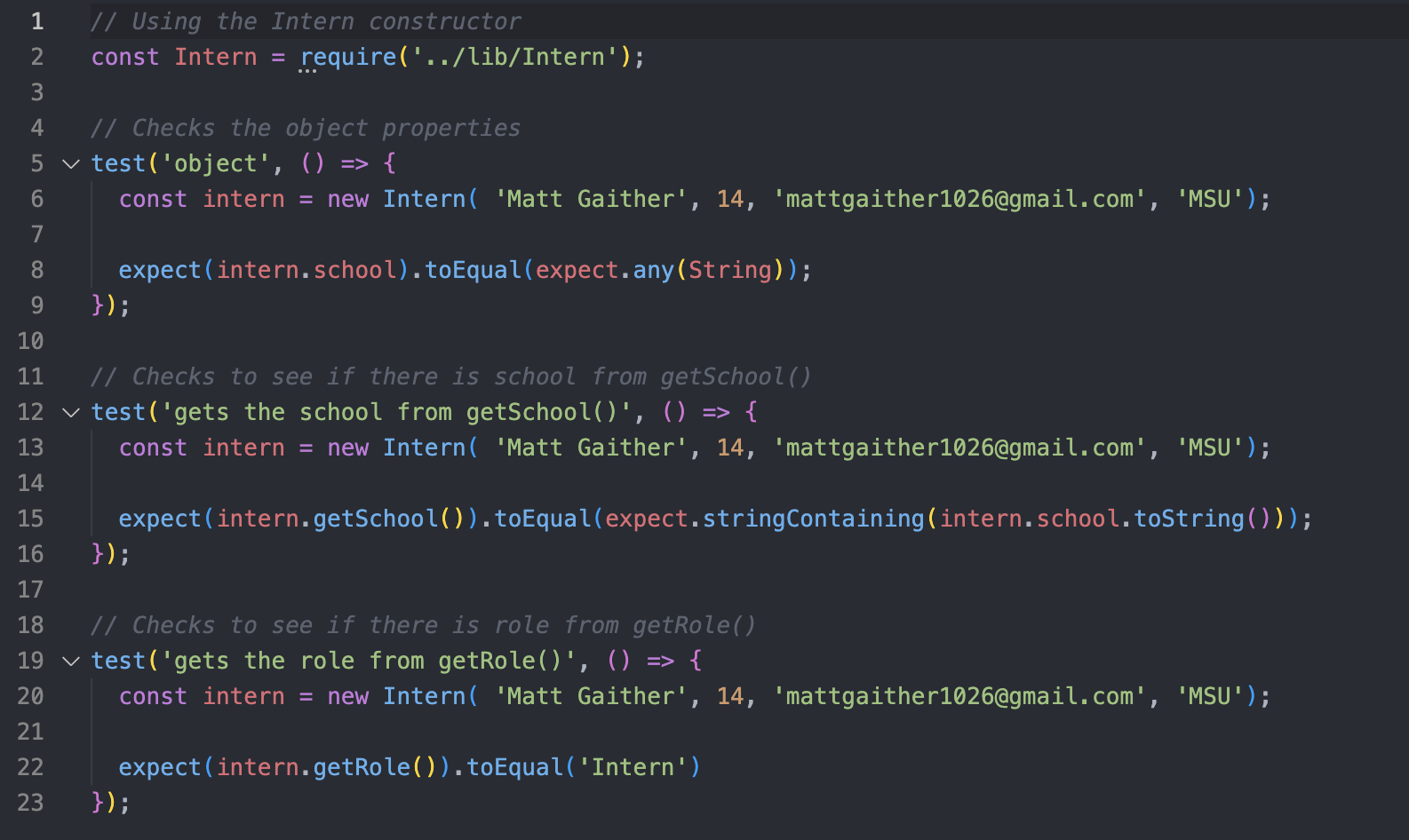 GitHub - mattgaither/team-profile-generator