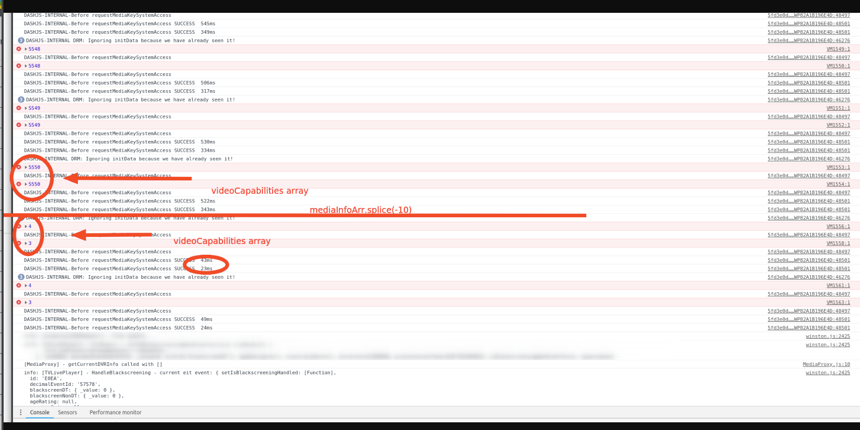Performance issue with mediaInfoArr arrays · Issue #3490 · Dash-Industry-Forum/dash.js · GitHub