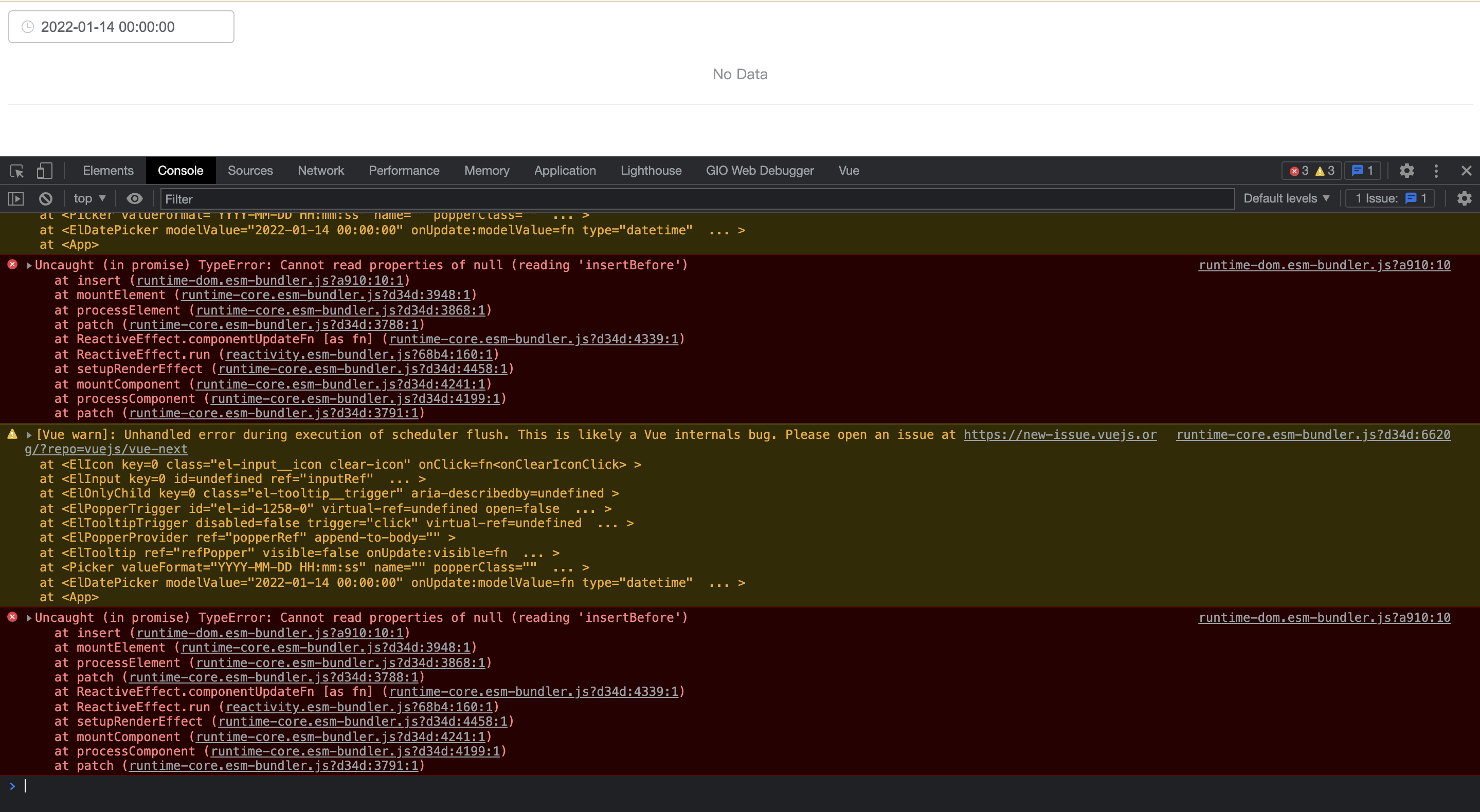 [Bug Report] Strange phenomenon with vue3 and element date picker · Issue #5365 · element-plus ...
