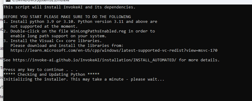 [bug]: automated bat installer fails because numba won't install ...