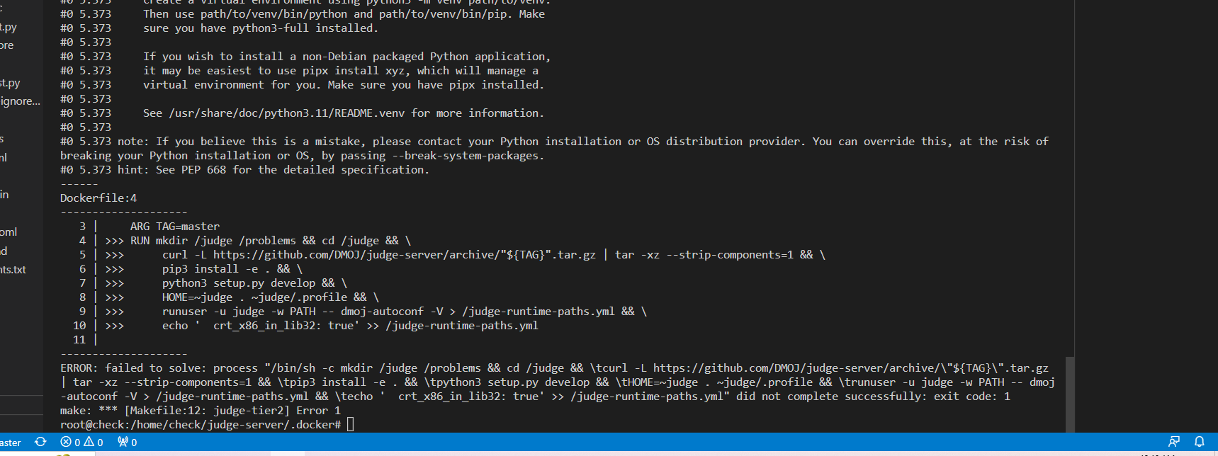 Ad Fixx · Issue 1113 · Dmoj Judge Server · Github