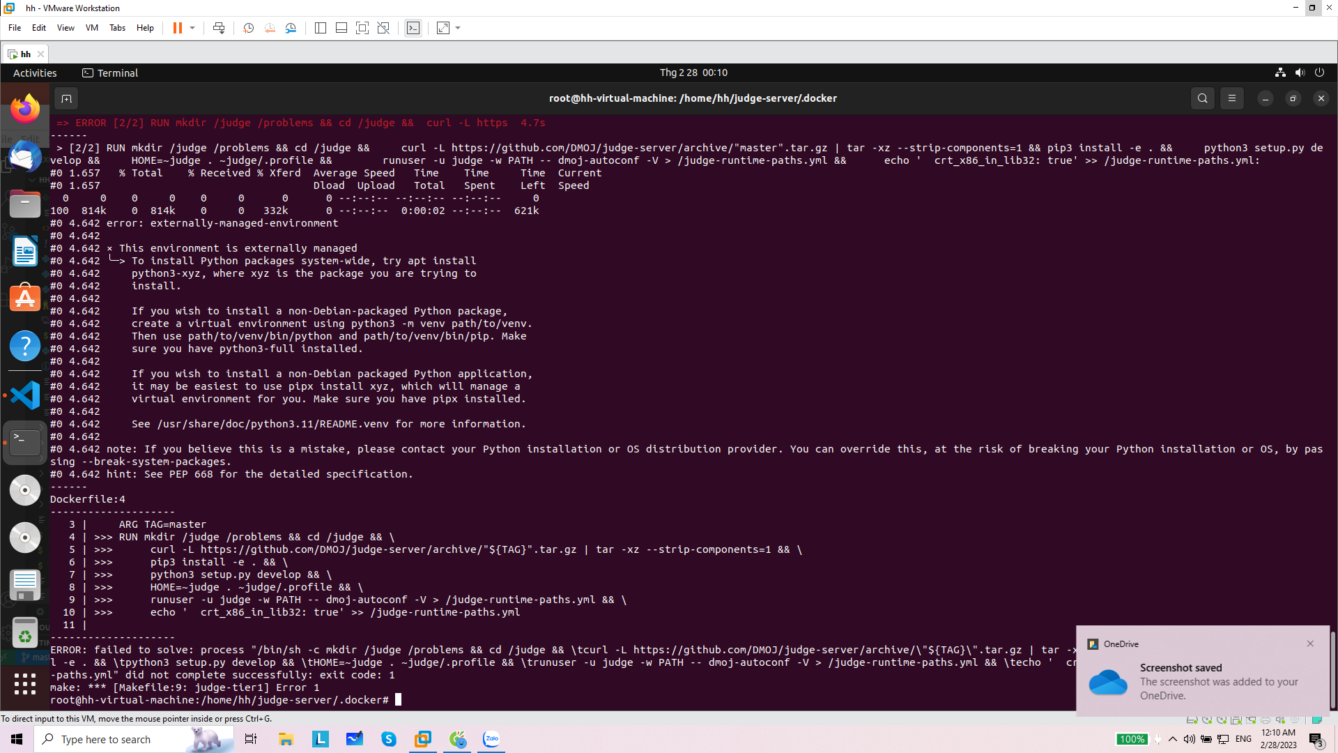 I Can T Install Make Judge Tier1 · Issue 1114 · Dmoj Judge Server · Github