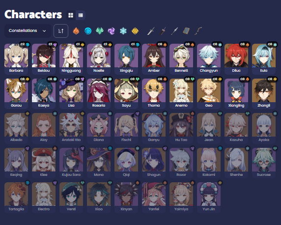 Doesn't show the character I have · Issue #223 · MadeBaruna/paimon-moe ...