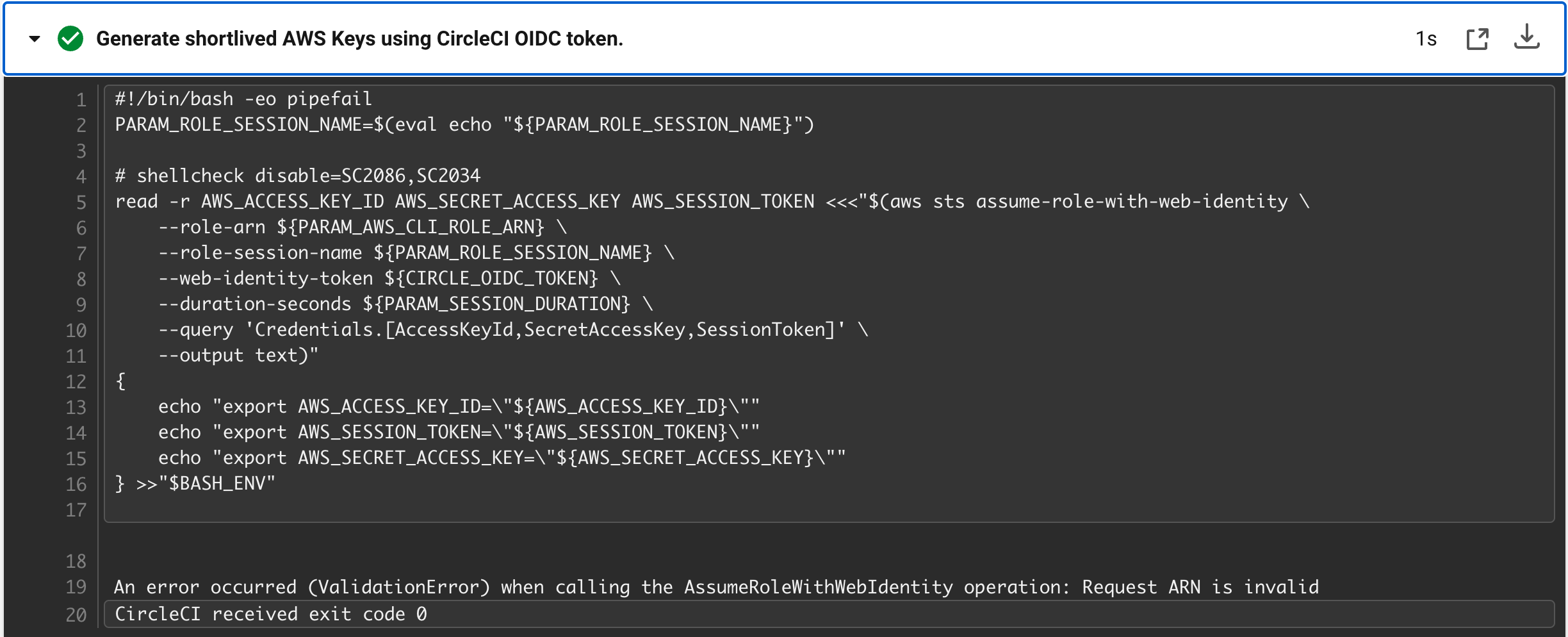 [jobs Build And Push Image] An Error Occurred Validationerror When Calling The
