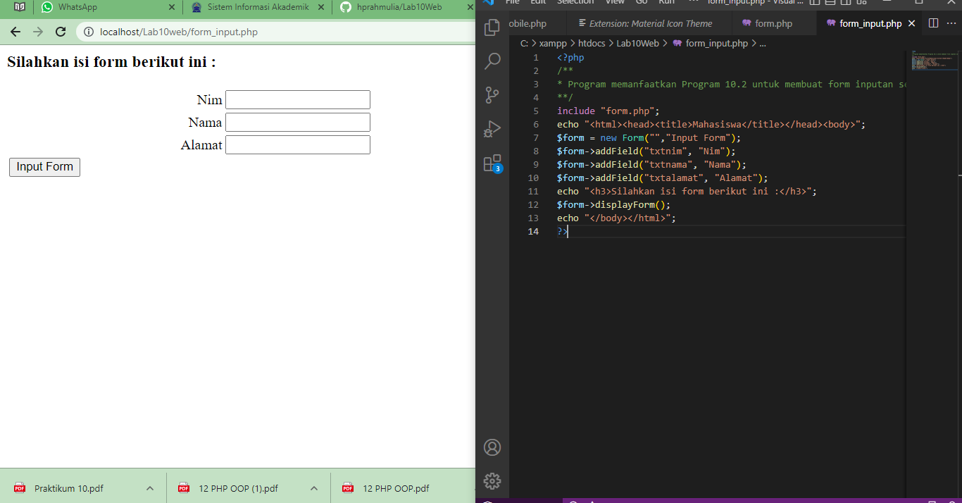 GitHub - hprahmulia/Lab10Web