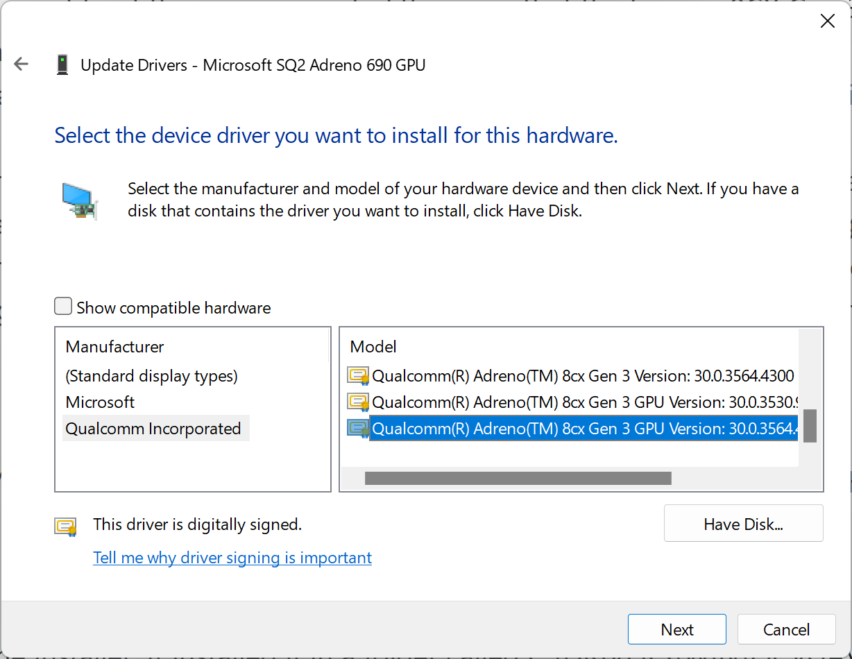 vGPU acceleration for Surface Pro X · Issue #474 · microsoft/wslg · GitHub