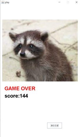 GitHub - seohyunz/Raccoon-JumpGame: Java를 이용해서 만든 라쿤점프게임 🦝