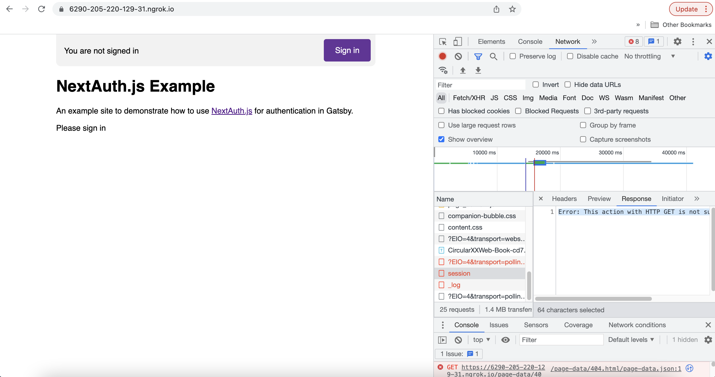 ERROR: Request is not defined when using Gatsby NextAuth.js and Slack ...
