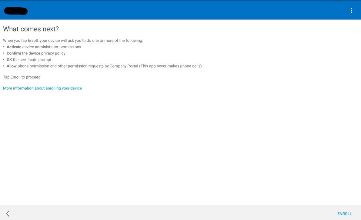 Outlook app unable to load email after user enrolled device using ...