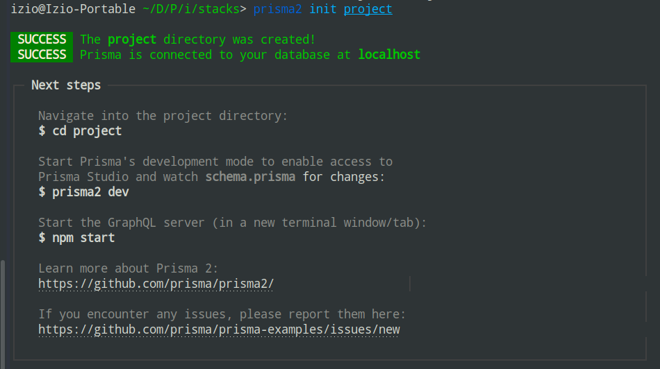 [Ubuntu 19.04] - Prisma2 Init hangs at "Preparing your database" when ...