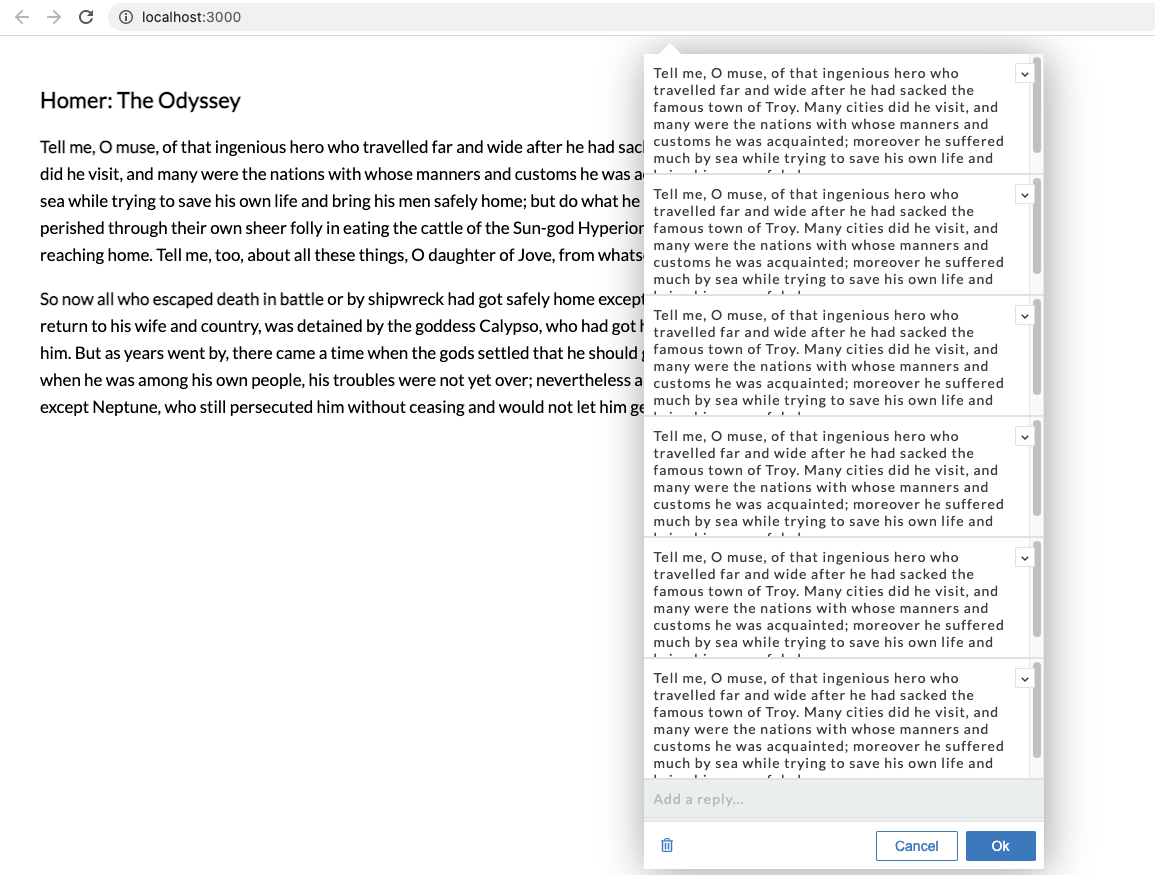 Annotation Does Not Point To The Selected Text When Multiple Comments Are Added · Issue 44