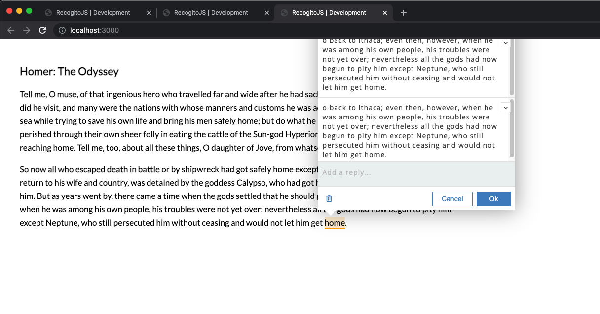 Annotation does not point to the selected text when multiple comments are added · Issue #44 ...