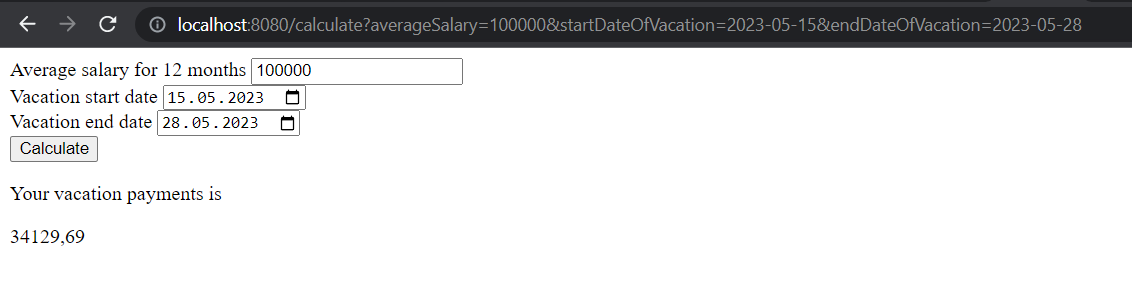 GitHub - KaterinaZaichko/vacation-pay-calculator: Приложение "Калькулятор отпускных ...