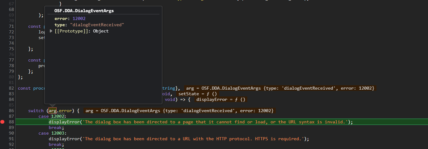 Office Addin auth with Dialog API just work in PowerPoint Online · Issue #3577 · OfficeDev ...