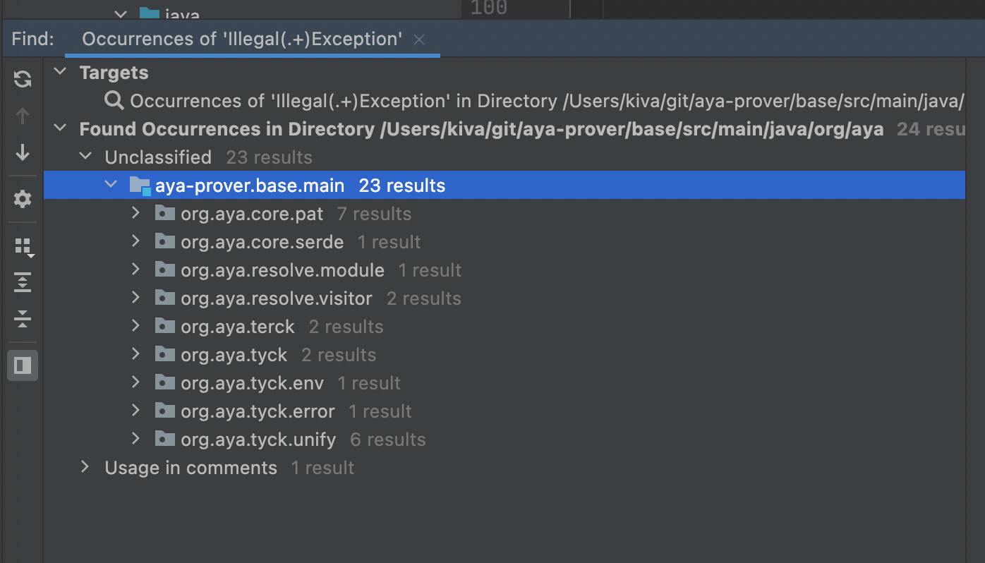 Throw `InternalException` instead of `IllegalXXXException` in tycker · Issue #343 · aya-prover ...