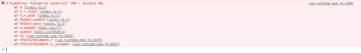 Javascript Error While Adding Photo Typeerror Failed To Construct Url Invalid Url · Issue 6102