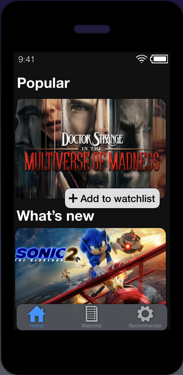 GitHub - KreeshRuparelia/CineCo: This iOS app enables the user to select one of the many genres ...