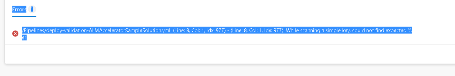 [ALM Accelerator - QUESTION] while scanning a simple key error - ADO Pipelines · Issue #3595 ...
