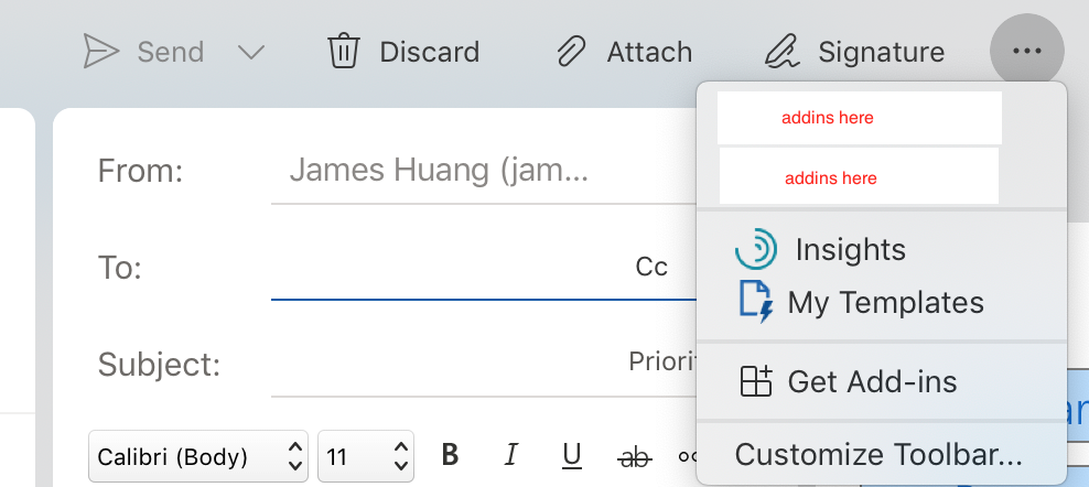 MessageComposeCommandSurface spec does not put button on ribbon for pop-up mail composer in "New ...
