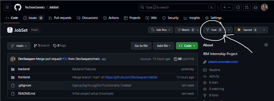 GitHub - TechieeGeeeks/JobSet: IBM Internship Project