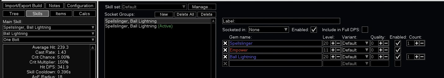 Spellslinger CDR Internally inconsistent · Issue #6032 · PathOfBuildingCommunity/PathOfBuilding ...