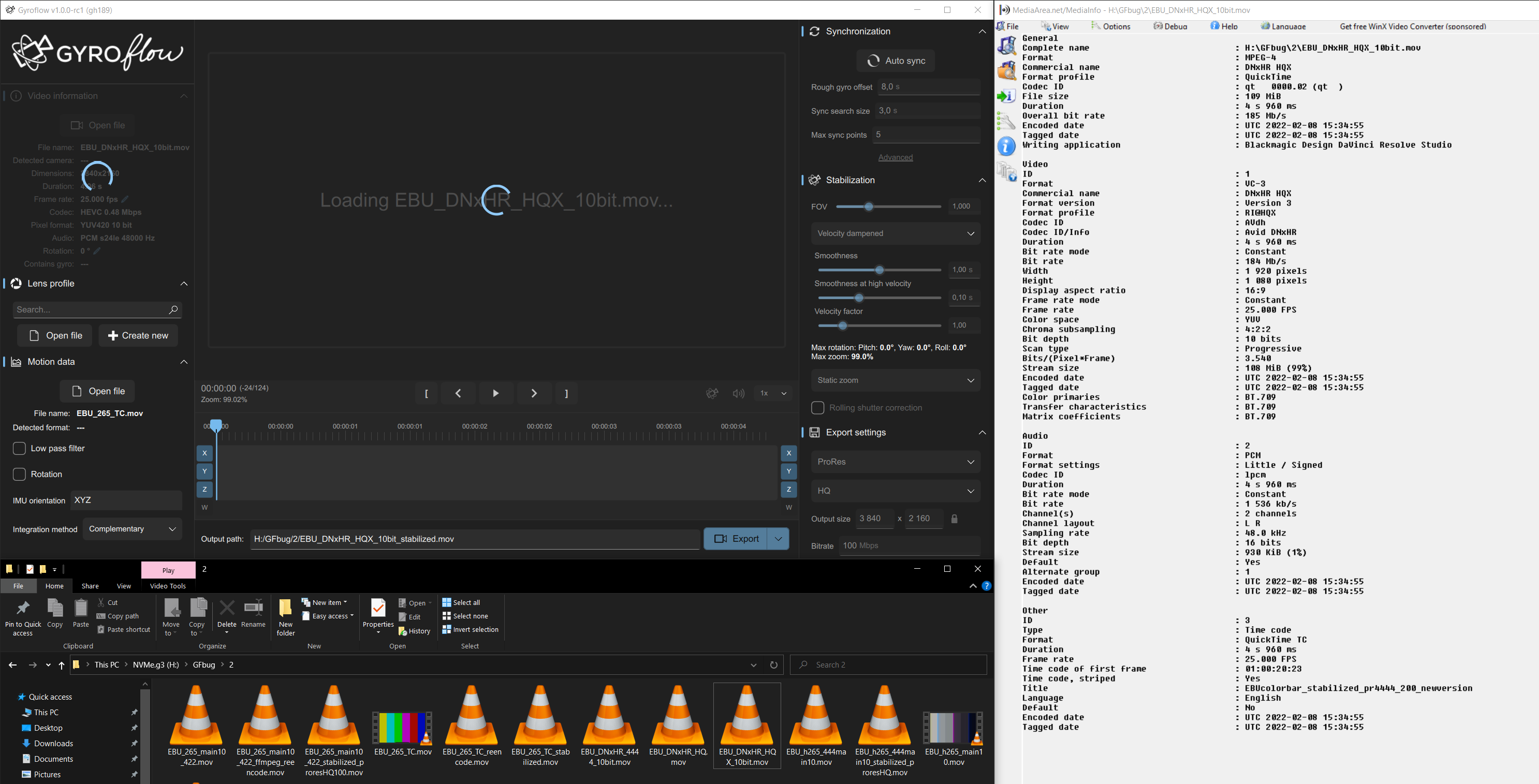 Not opening DNxHR HQ · Issue #127 · gyroflow/gyroflow · GitHub