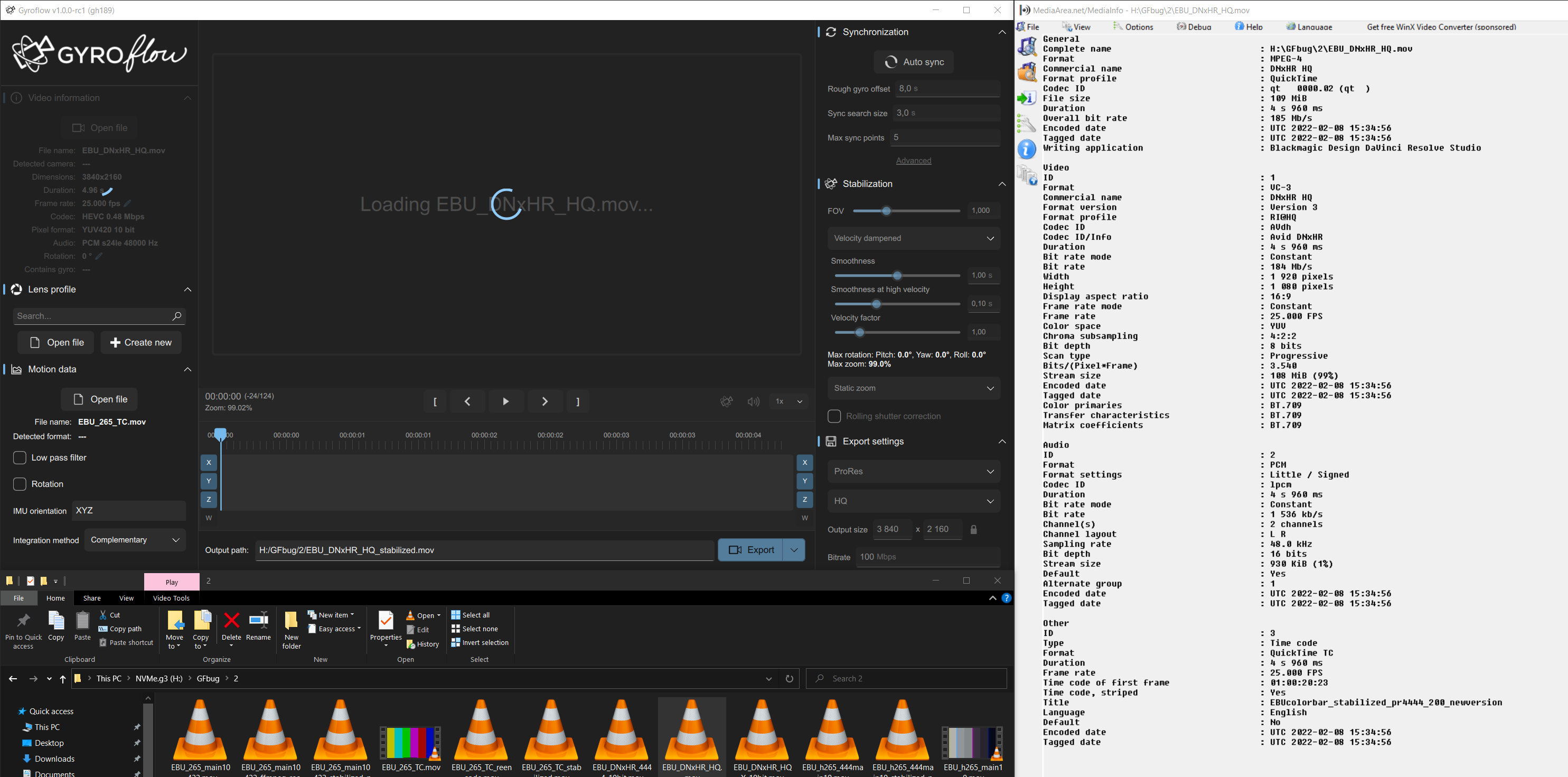 Not opening DNxHR HQ · Issue #127 · gyroflow/gyroflow · GitHub