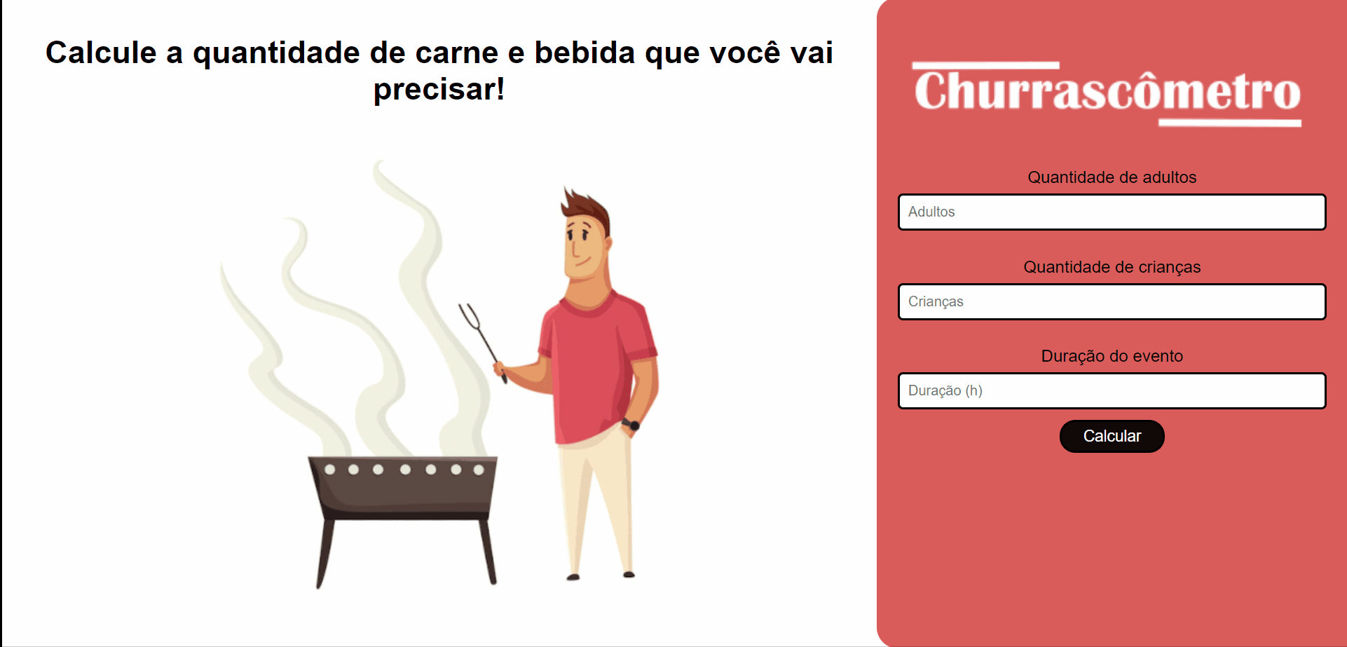 GitHub - EduuBraga/Churrascometro: Churrascômetro - Projeto onde calcula o tanto de carne ...