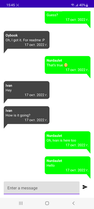GitHub - Kunkhozhaev/ChatApp