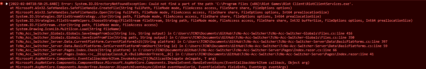 Error when clicking Riot games switcher button · Issue #150 · TCNOco ...