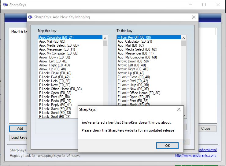 Unknown key · Issue #318 · randyrants/sharpkeys · GitHub