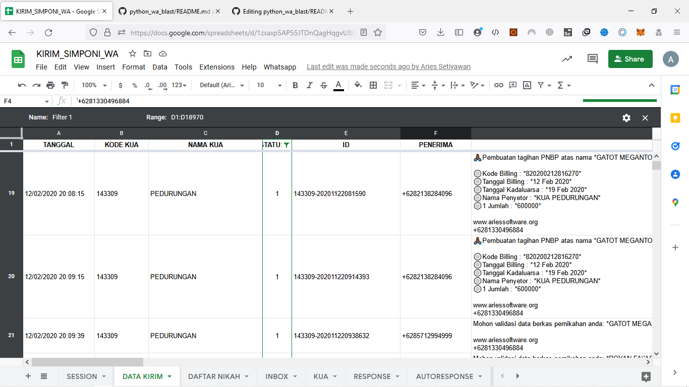 GitHub - ariessetiyawan/python_wa_blast: Mengirim pesan ke whatsapp ...