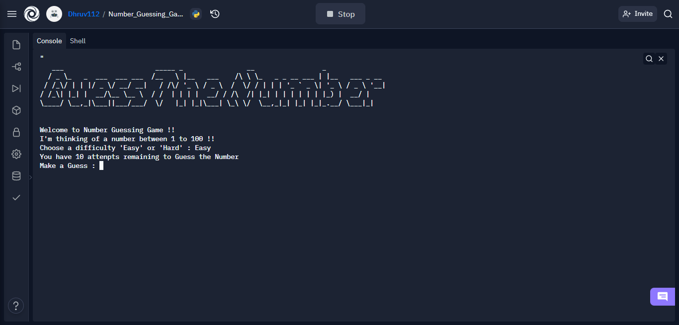GitHub - Dhruvmehta1311/Number-Guessing-Game: Another Project on Python. In this You've to ...