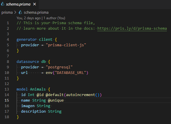 GitHub - Julioadriglez/casi-extinto-con-Prisma-Postgresql: Legado del ...