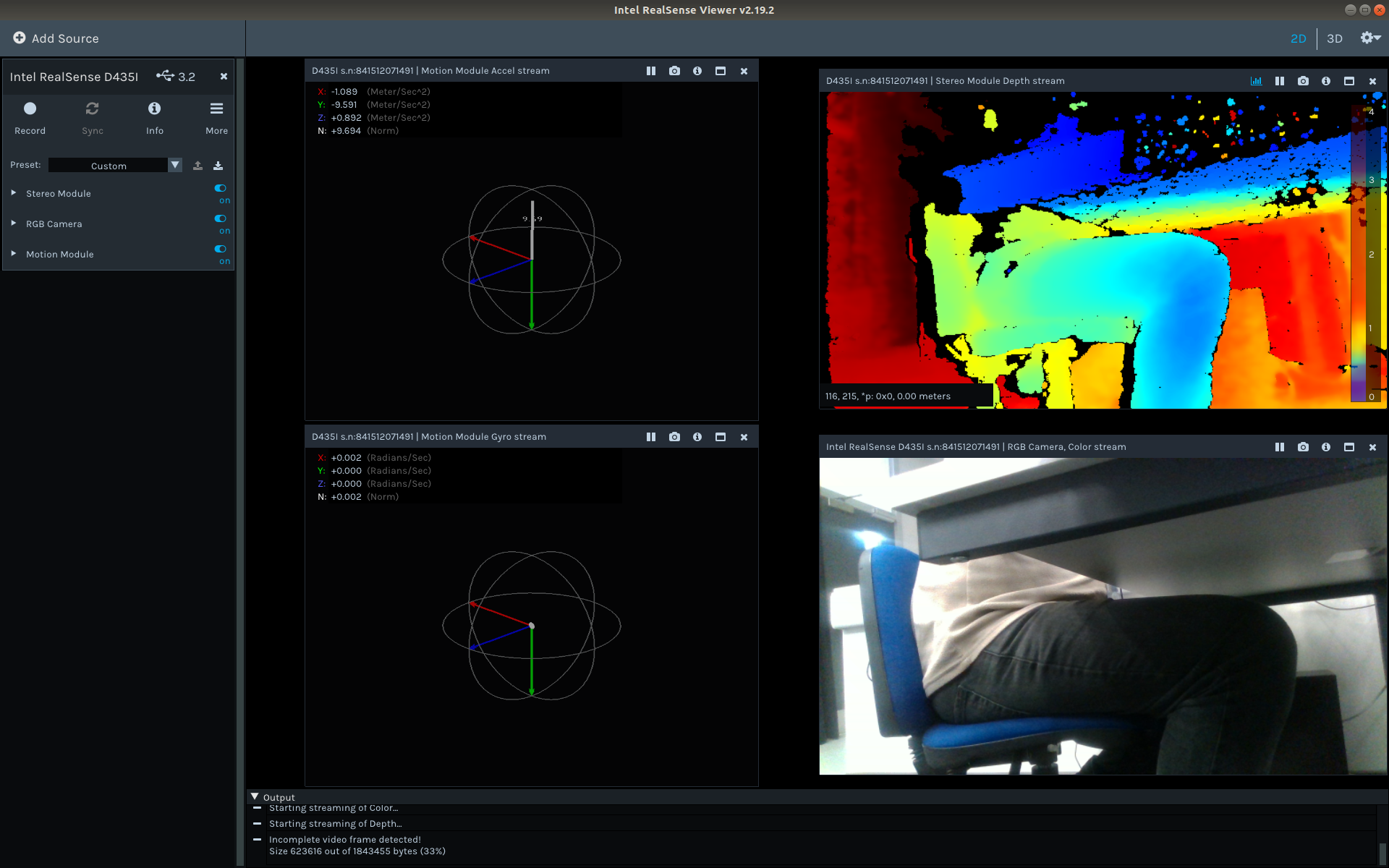 Not getting the aligned depth map when using the D435i · Issue #3474 ...