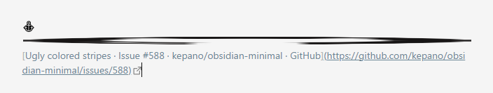 Ugly colored stripes · Issue #588 · kepano/obsidian-minimal · GitHub